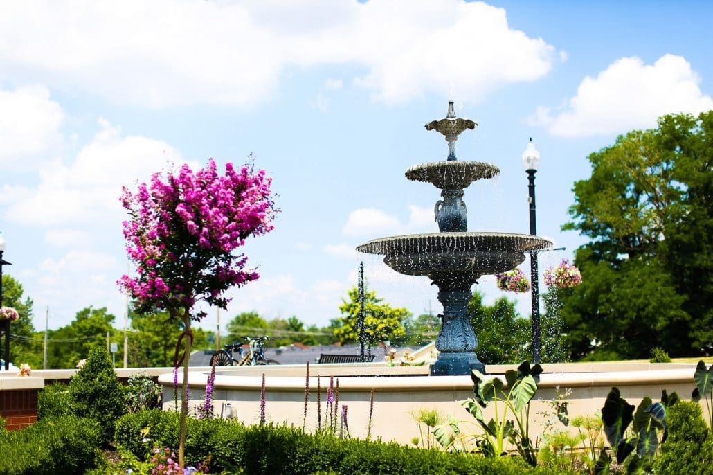 Carmel Indiana Fountain | United Fidelity Bank